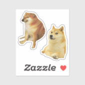 Cheems + Doge Memes Stickers Pack | Zazzle