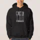 Cheer Bro Here For The Girls Funny Cheerleading Hoodie | Zazzle