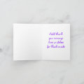 Cheer Cheerleader Birthday Thank You Note Card | Zazzle