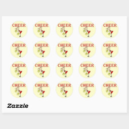 CHEER Cheerleader Stickers | Zazzle