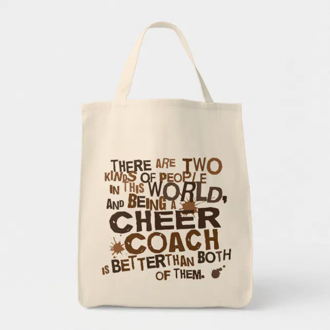 Cheer Coach Gift Tote Bag | Zazzle