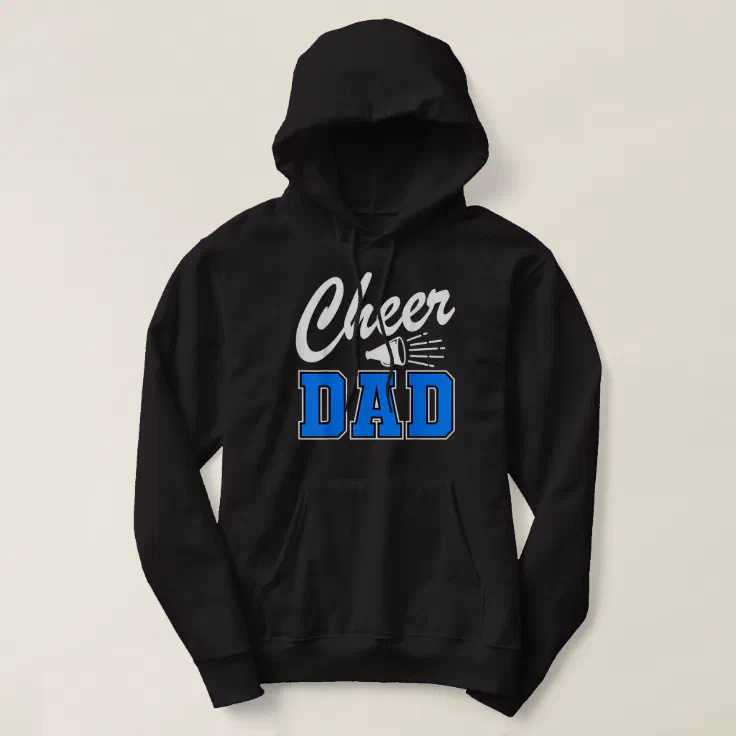 Cheer Dad Cheerleading Team Squad Cheerleader Fath Hoodie | Zazzle