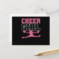 Cheer Girl Cheerleader Girls Cheering Women Postcard | Zazzle