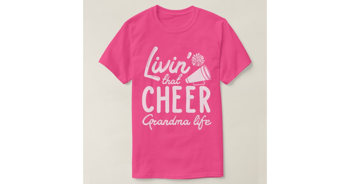 Cheer Grandma Cheerleading Cheerleader Cheer Grand T-Shirt | Zazzle