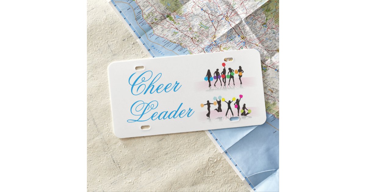 Cheer Leader License Plate | Zazzle
