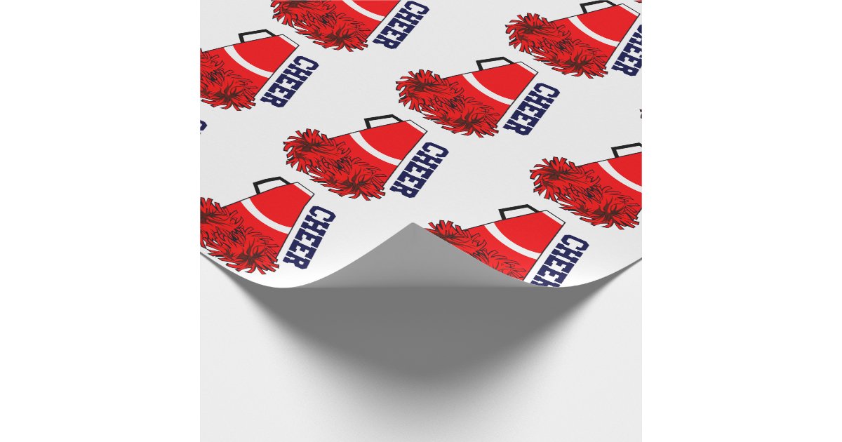 Cheer Megaphone Wrapping Paper | Zazzle