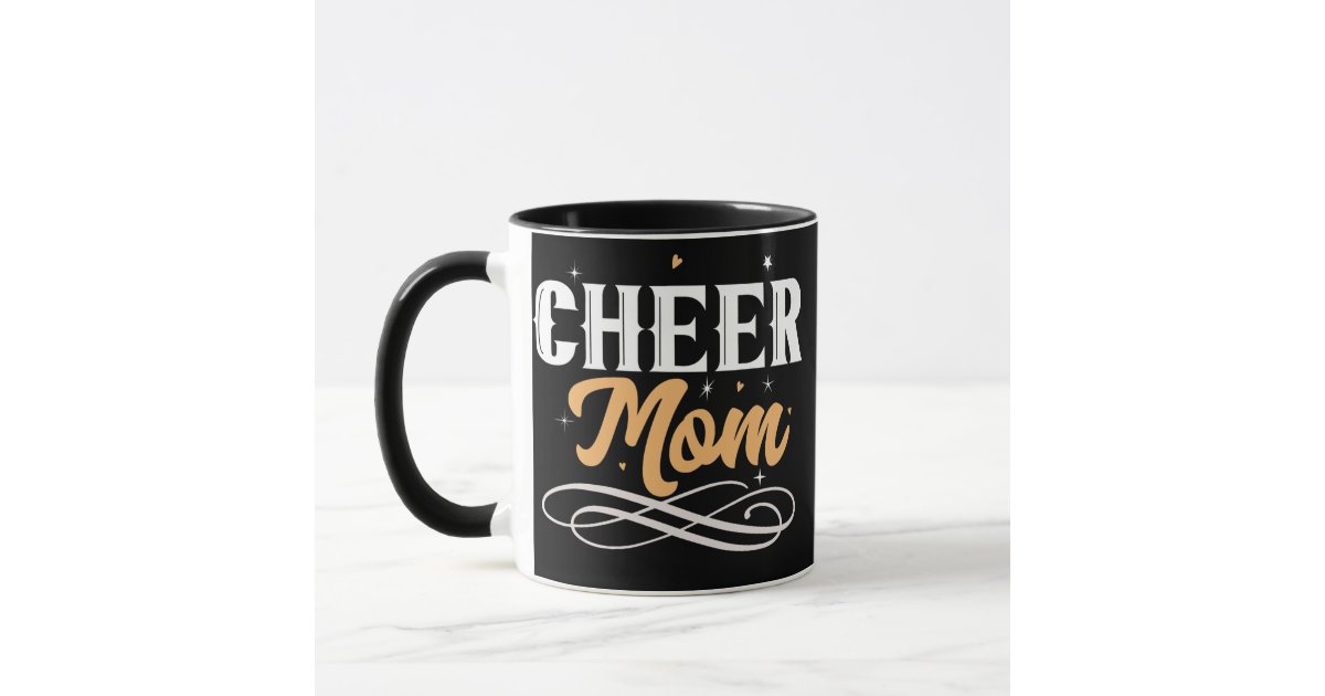 Cheer Mom Cheerleader Mom Woman Cheerleading Mug | Zazzle