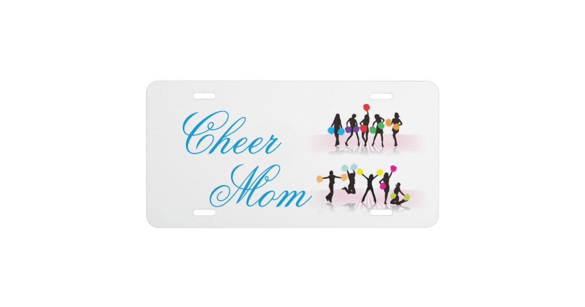 Cheer Mom License Plate | Zazzle