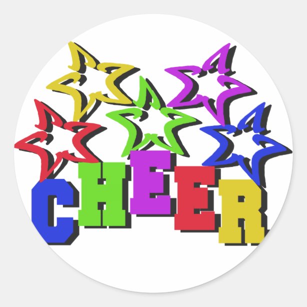 Cheerleading Stickers - 100% Satisfaction Guaranteed | Zazzle