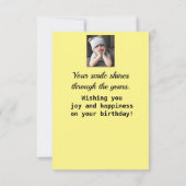 Cheer Up! Birthday Card Grumpy Girl Wishing Joy | Zazzle