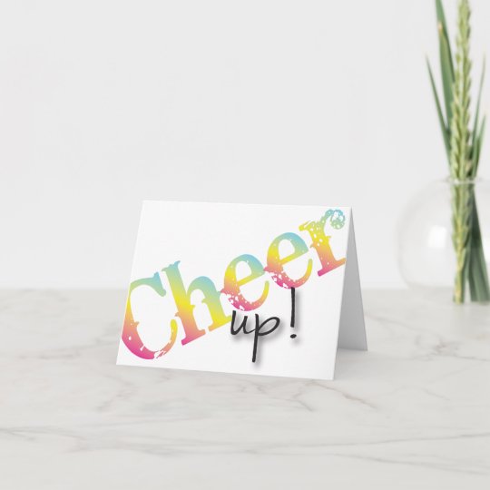 Cheer Up get well soon card | Zazzle.com