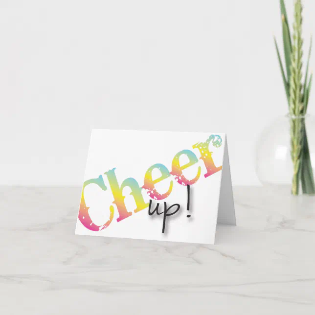 Cheer Up get well soon card | Zazzle