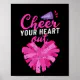 Cheer Your Heart Out Cheerleading Cheerleader Poster | Zazzle