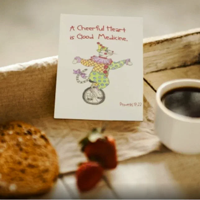 Cheerful Heart Get Well Card | Zazzle