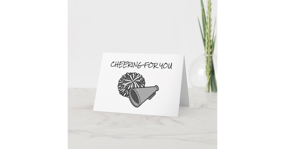 ** CHEERING FOR YOU*** CARD | Zazzle
