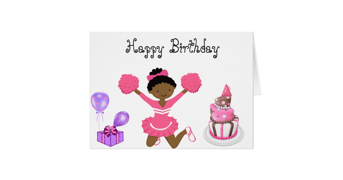 Cheerleading Theme Birthday Greetings Pics