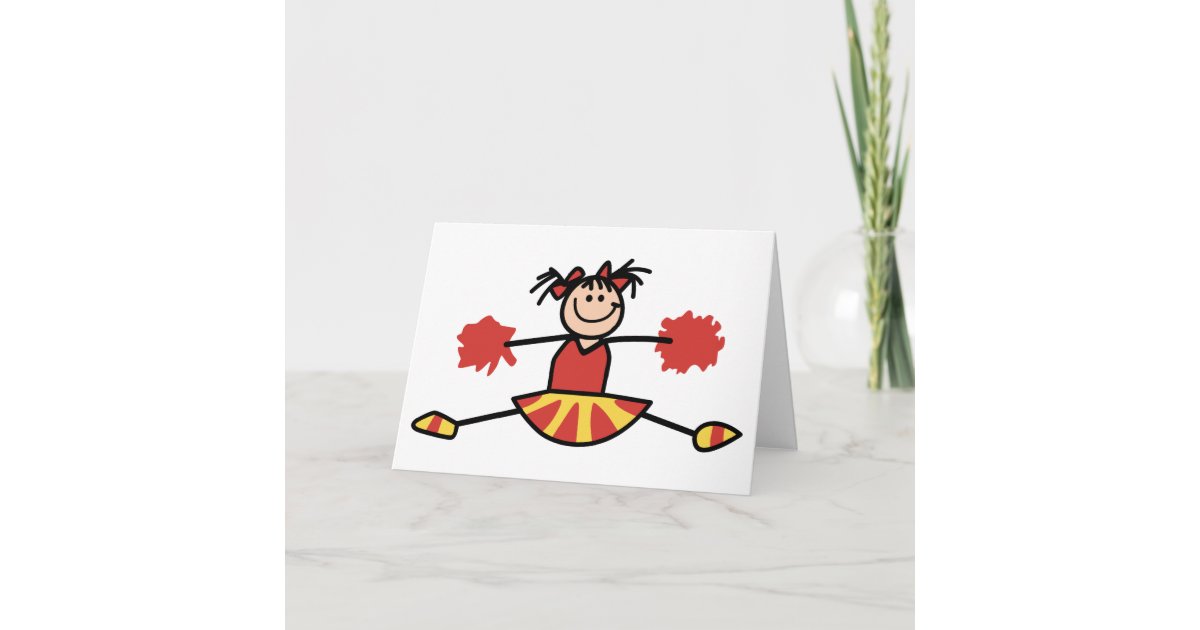 Cheerleader Card | Zazzle