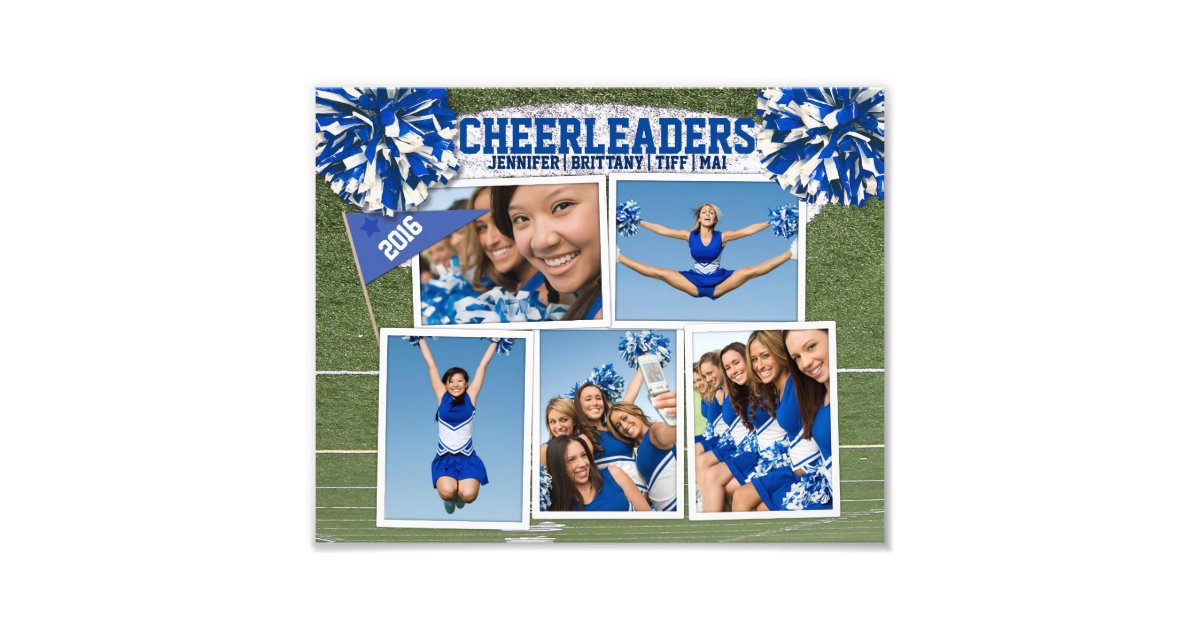 Cheerleader Photo Collage | Zazzle