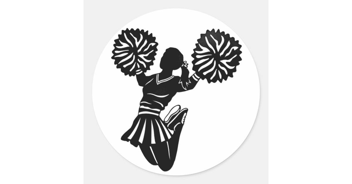 Cheerleader stickers | Zazzle