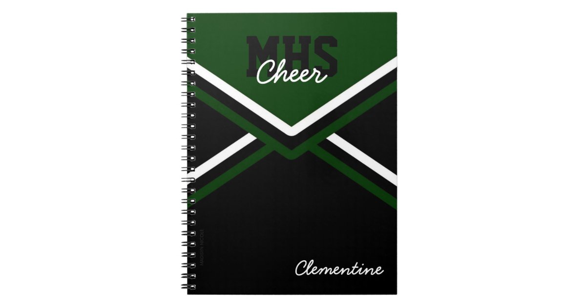 Cheerleader Uniform School Notebook | Zazzle
