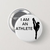 Cheerleading Athlete Button | Zazzle