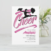 Cheerleading Birthday Invitation | Zazzle