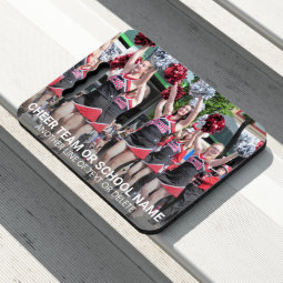 Cheerleading Club Photo And Name Personalized Seat Cushion | Zazzle
