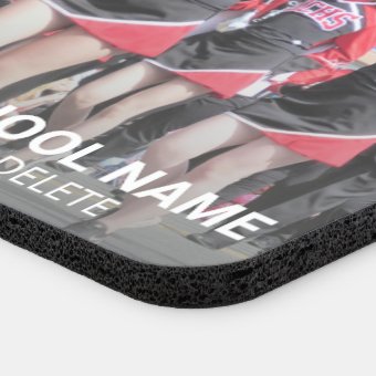 Cheerleading Club Photo And Name Personalized Seat Cushion | Zazzle