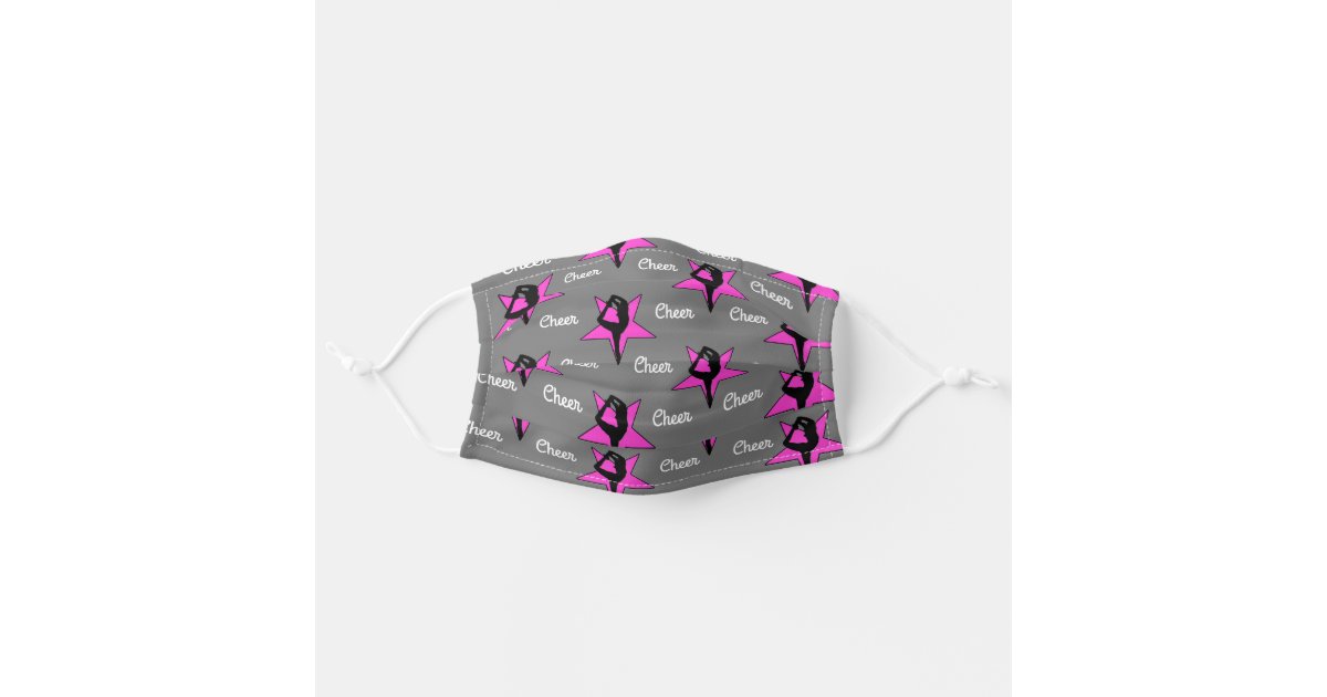 Cheerleading flyer face mask cover | Zazzle