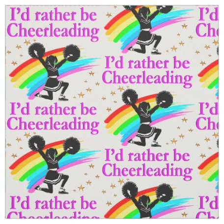 LOVE CHEERLEADING FABRIC | Zazzle.com