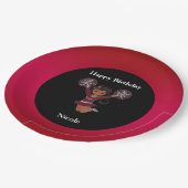 Cheerleading "Happy Birthday" Cute Paper Plates | Zazzle