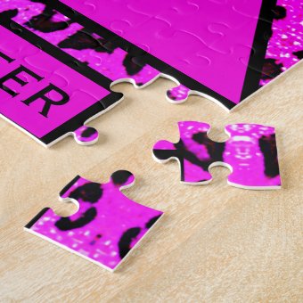 Cheerleading Leopard Wild About Cheer Puzzle | Zazzle