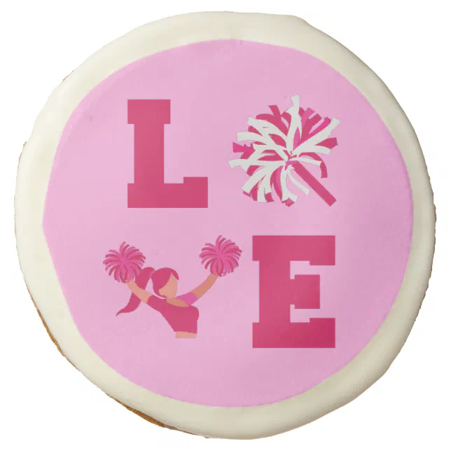 Cheerleading Party Favors Cheer Team Cheerleader Sugar Cookie | Zazzle