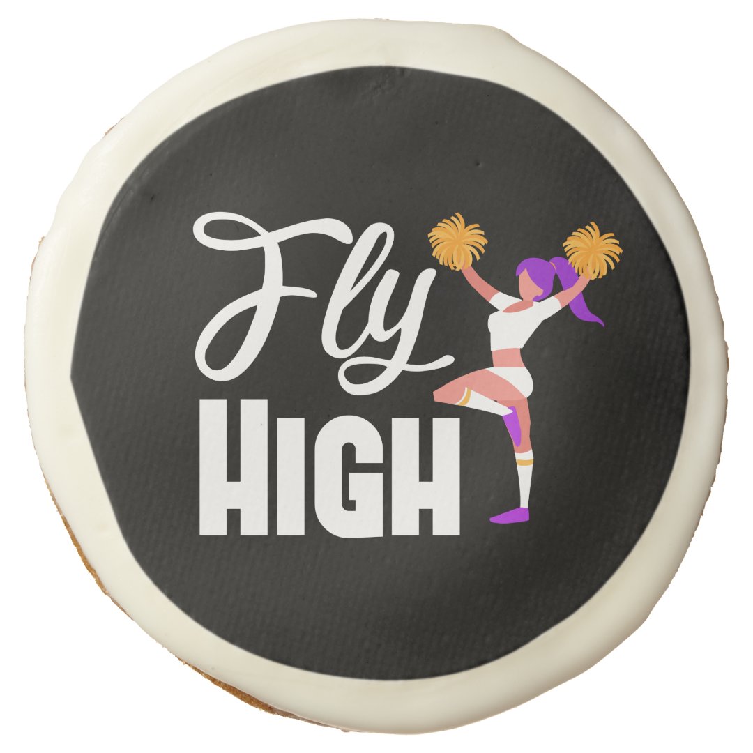 Cheerleading Party Favors Cheer Team Cheerleader Sugar Cookie | Zazzle