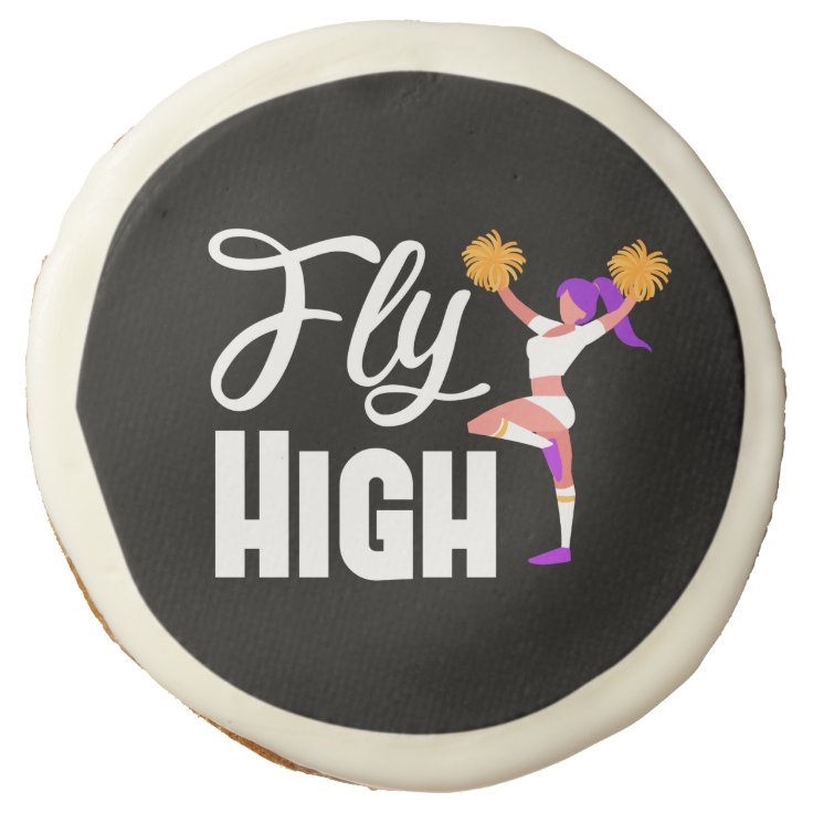 Cheerleading Party Favors Cheer Team Cheerleader Sugar Cookie | Zazzle