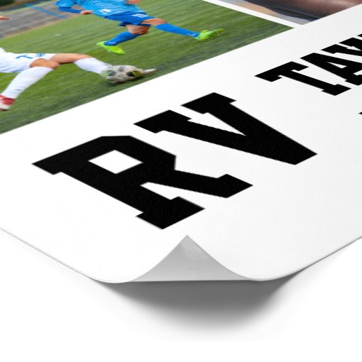 Cheerleading Senior Cheer Team Photo Collage Poster | Zazzle