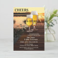 Cheers and Beers The Night Before The Wedding Invitation | Zazzle