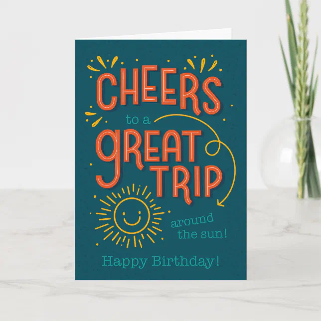 Cheers Birthday Card | Zazzle