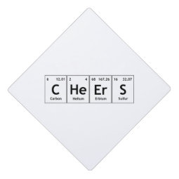 CHeErS Chemistry Periodic Table Words Elements Graduation Cap Topper ...