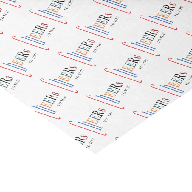 Cheers Congratulations Wedding Graduation Party Tissue Paper | Zazzle