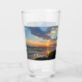 Cheers Custom Photo and Text Personalized Glass | Zazzle