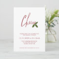 Cheers & Holly Holiday Party Invitation | Zazzle