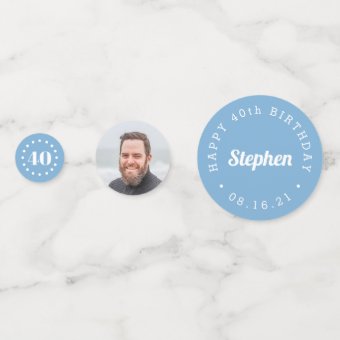 Cheers Milestone Birthday Custom Party Confetti | Zazzle