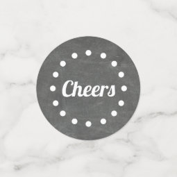 Cheers Milestone Birthday Custom Party Confetti | Zazzle