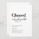 Cheers, Promotion New Job Party Invite | Zazzle