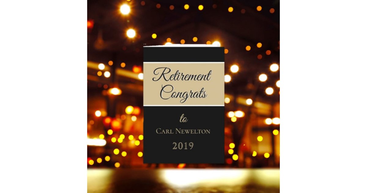 Cheers, retiree! Perfect, custom Retirement card | Zazzle