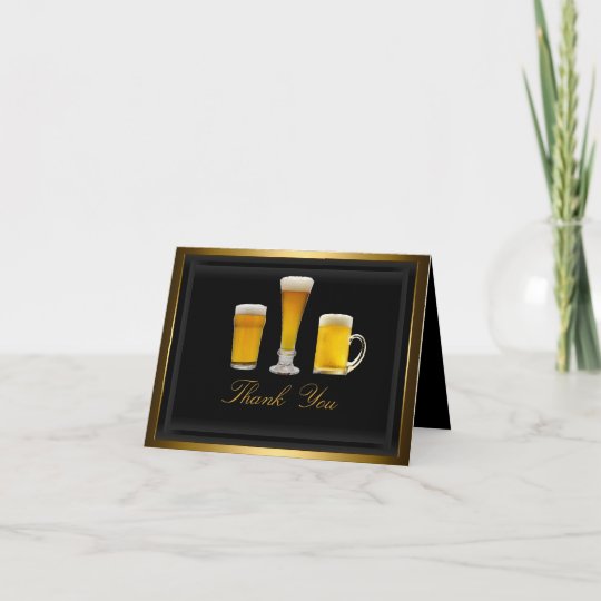 Cheers Thank You Card | Zazzle.com
