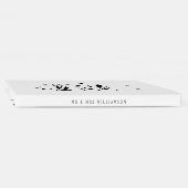 Cheers to 30 Years Script Photo Anniversary White Guest Book | Zazzle