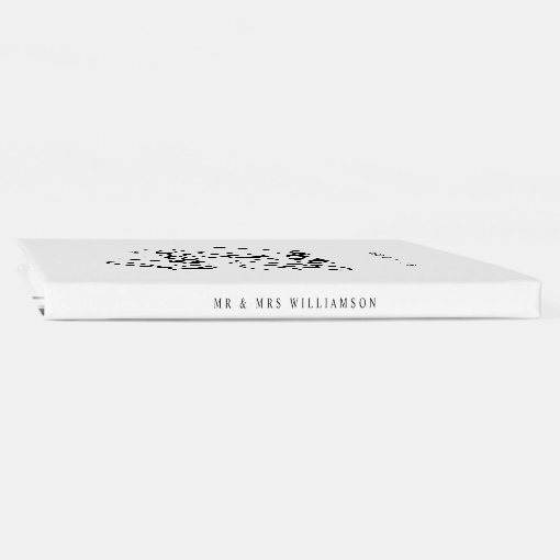 Cheers to 30 Years Script Photo Anniversary White Guest Book | Zazzle