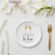 CHEERS To Love Elegant Gold Champagne Wedding Paper Plates | Zazzle
